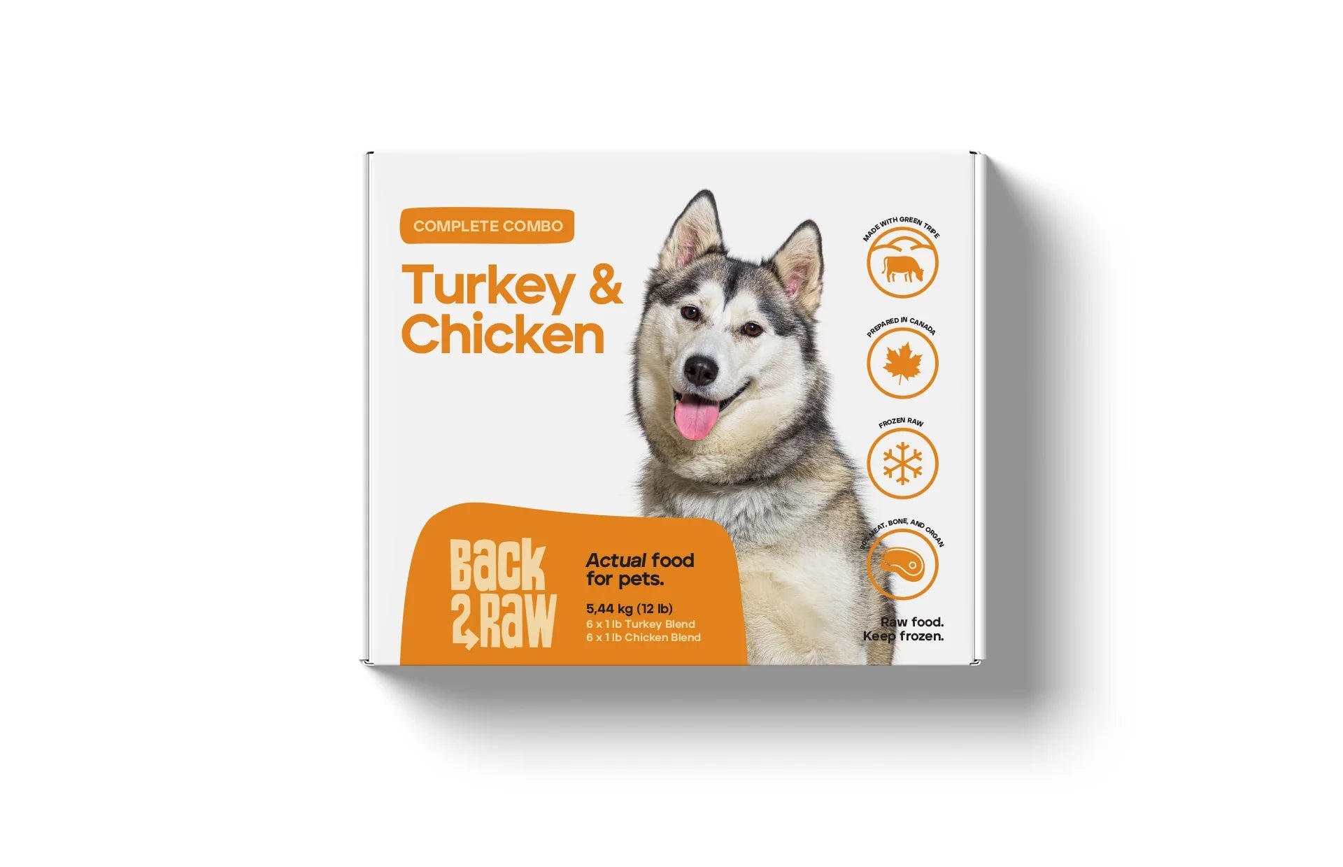 Complete Turkey & Chicken Combo 12LB - Frozen Raw Food - Back2Raw – PetToba