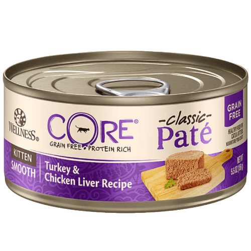 CORE® Grain-Free Turkey & Chicken Liver Pâté Kitten Wet Cat Food 5.5oz ...