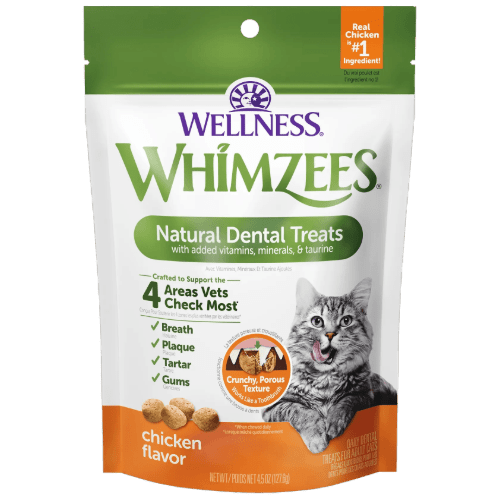 Dental Treats Chicken Flavor 2oz - Cat Treat - Whimzees – PetToba