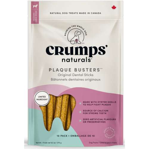 Plaque Busters Original Dog Chew - Crumps' Naturals – PetToba