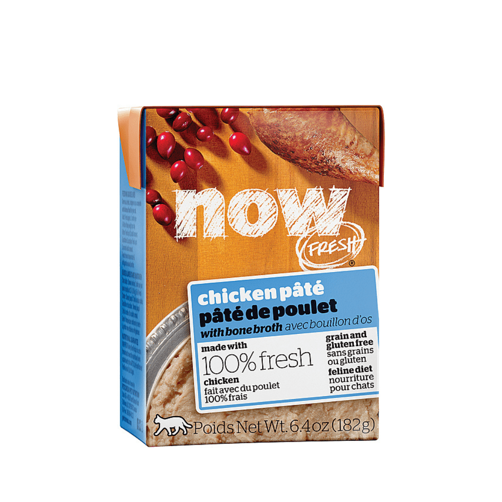Chicken Pate with Bone Broth 6.4 oz - Wet Cat Food - Now Fresh – PetToba