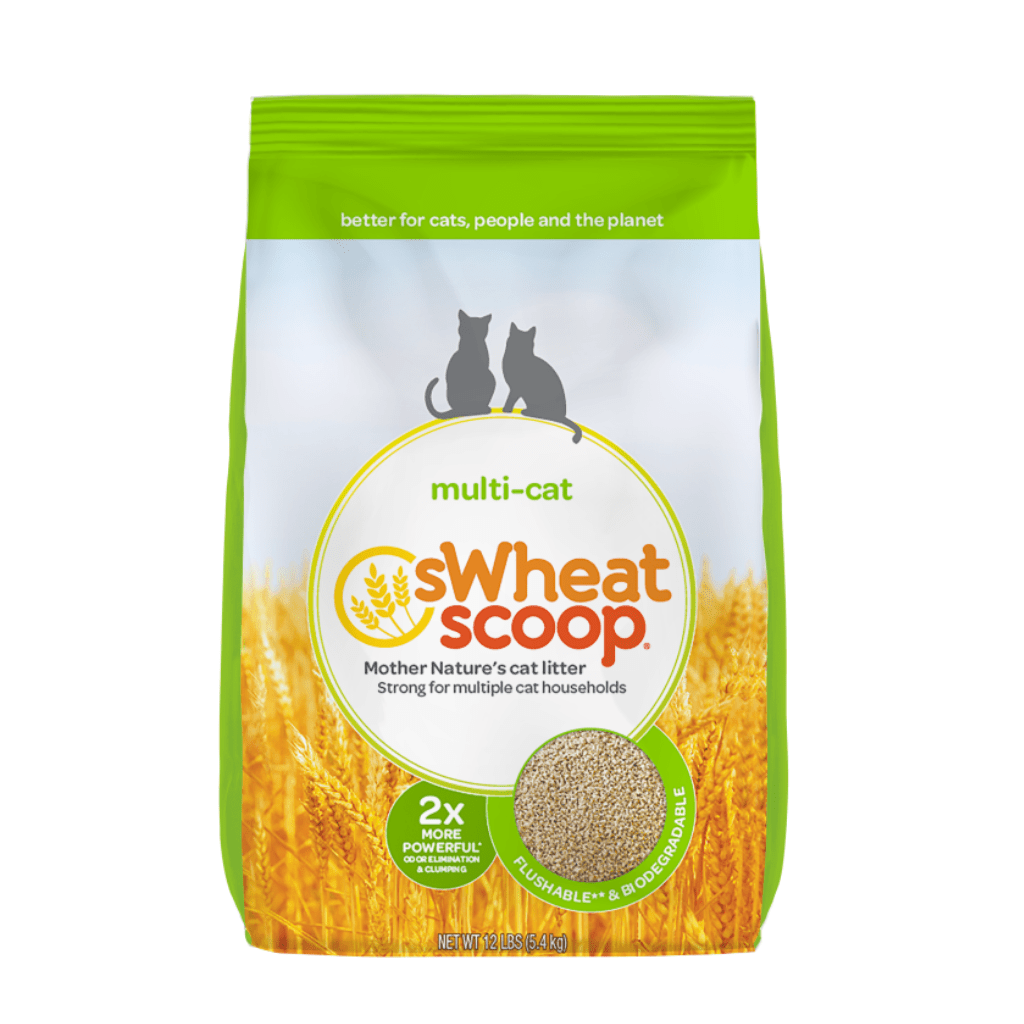 Multi-Cat Clumping Wheat Cat Litter - Swheat Scoop – PetToba