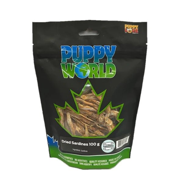 Puppy World Dried Sardines – PetToba