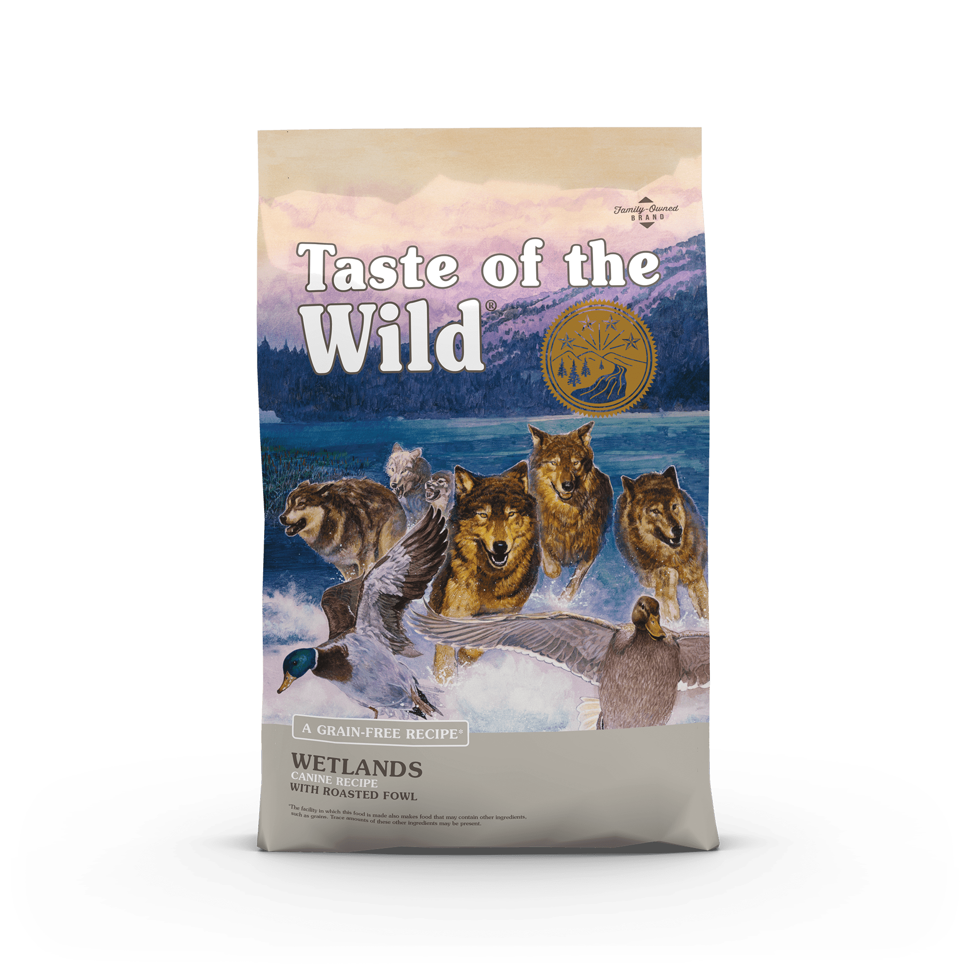Wetlands Canine Recipe with Roasted Fowl Flavored Salmon - Dry Dog Foo ...