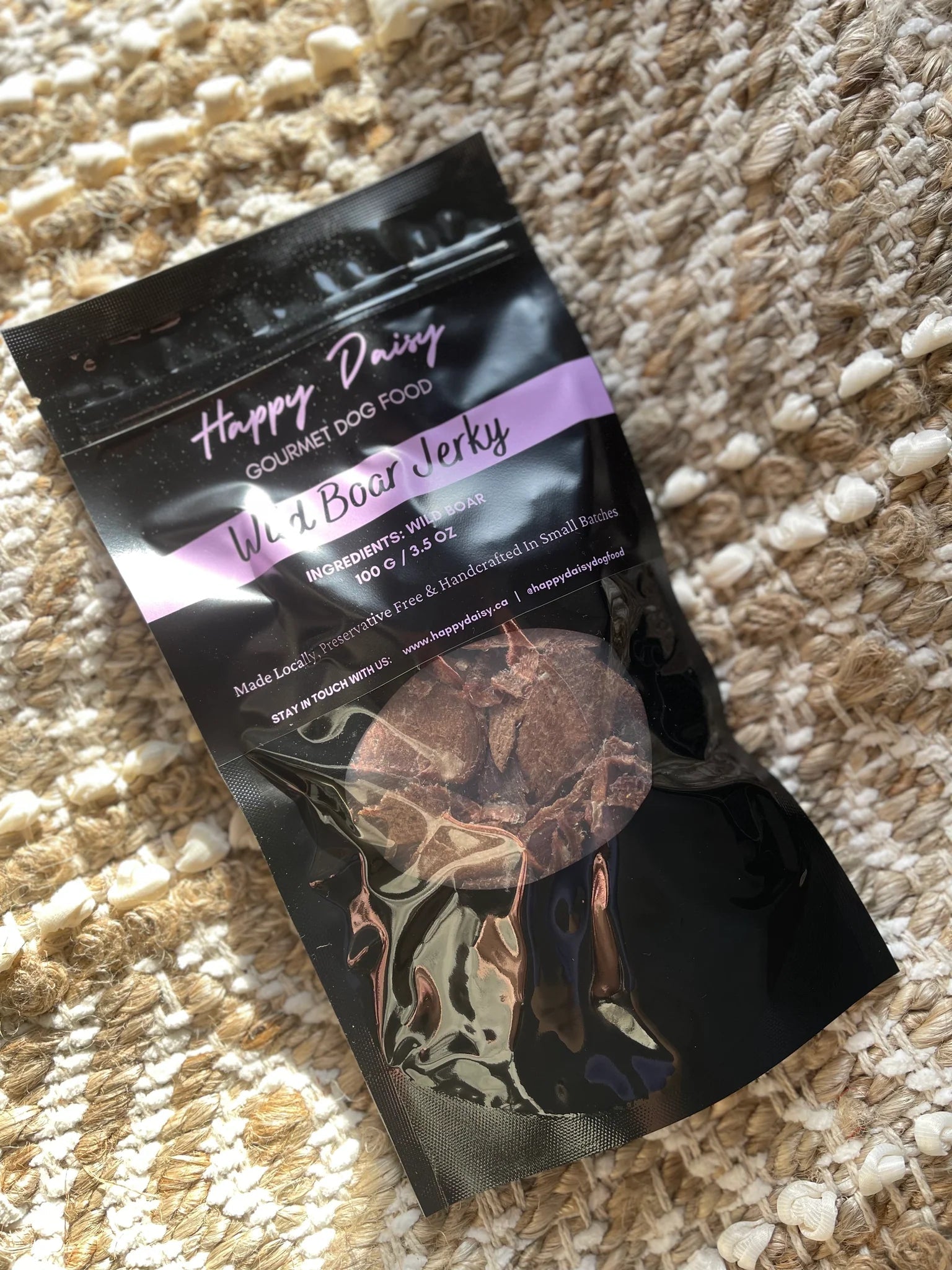 Wild Boar Jerky - Dog Treats - Happy Daisy – PetToba