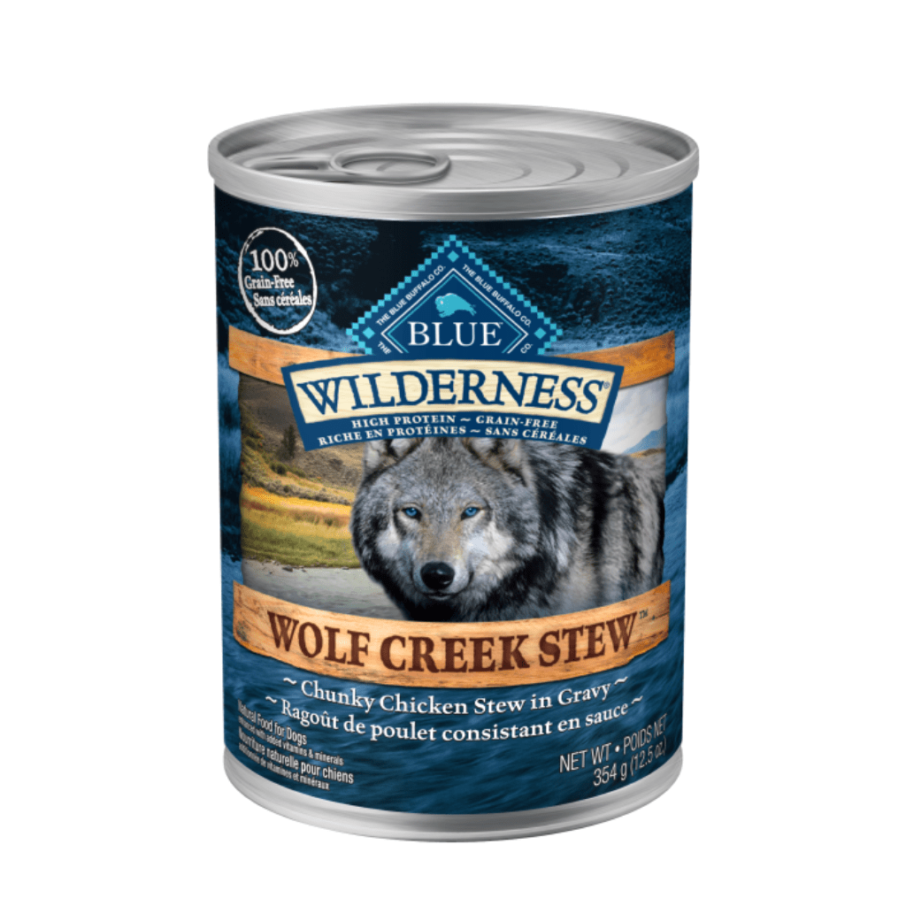 Wolf Creek Stew™ Chunky Chicken Stew 12.5 oz Cans - Wet Dog Food - Blu ...