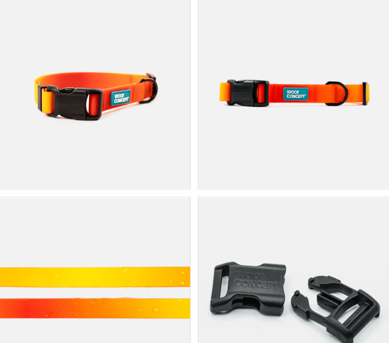 Woof Concept Collar Aqua Sunset - Woof Concept – PetToba