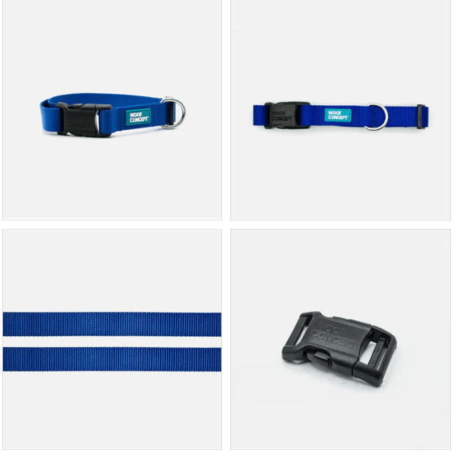 Woof Concept Collar Basics Navy 2 - Woof Concept – PetToba